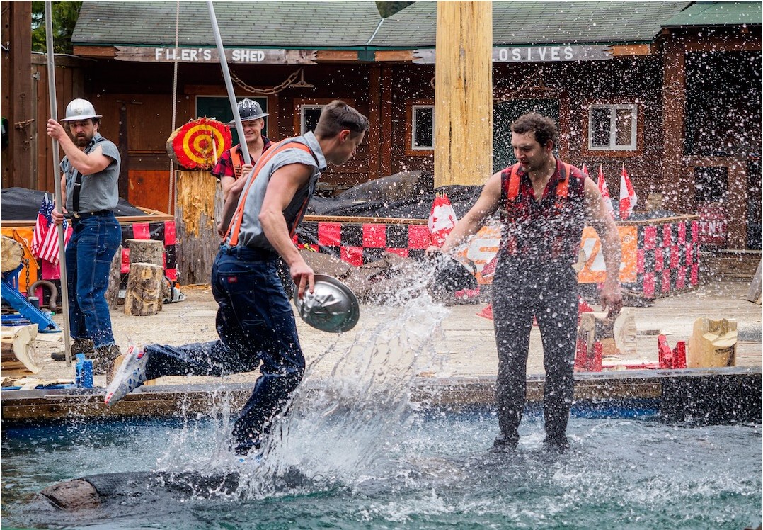 Great Alaskan Lumberjack Show & Axe Throwing Challenge at Ward Cove ...